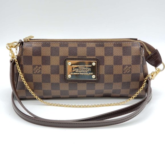 Louis Vuitton | Bags | 0 Authentic Louis Vuitton Damier Eva Chain ...